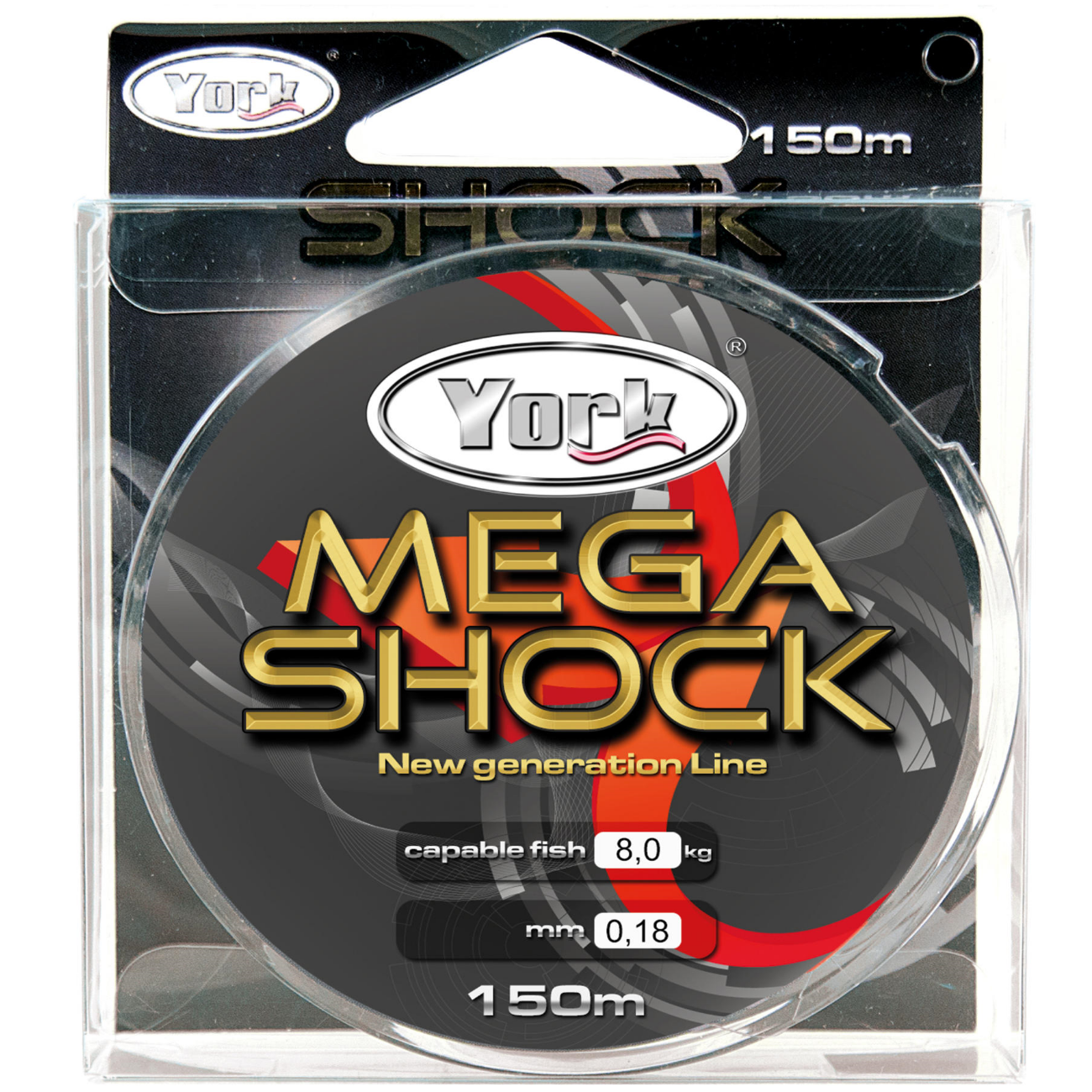 Żyłka York Mega Shock 150m 5szt 0,20 mm | Żyłki i plecionki \ Żyłka ...